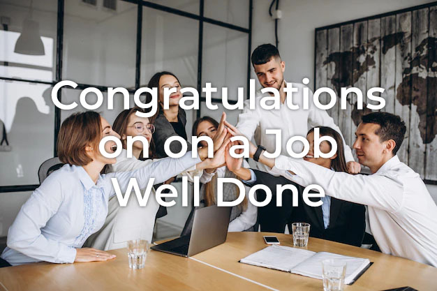 30+ Ways to Say Congratulations on a Job Well Done | Styiens